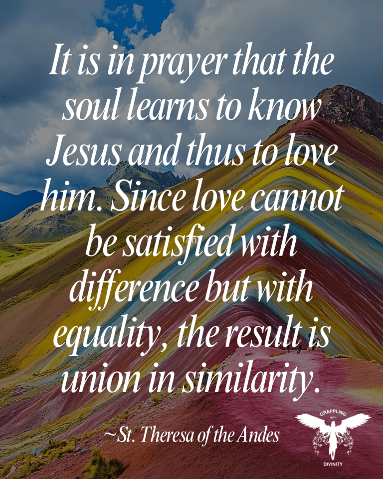 Lectio Divina: Union In Similarity – Grappling With Divinity